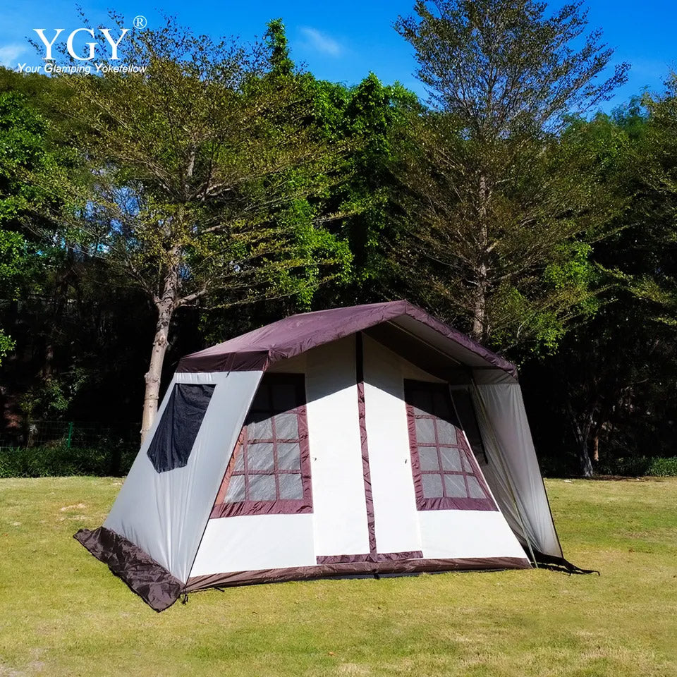 YGY ハットテント 4-6人用 ロッジ型テント | 屋外キャンプに最適 - アウトドア・スポーツ・ファッション ディントコヨーテ 通販 ...